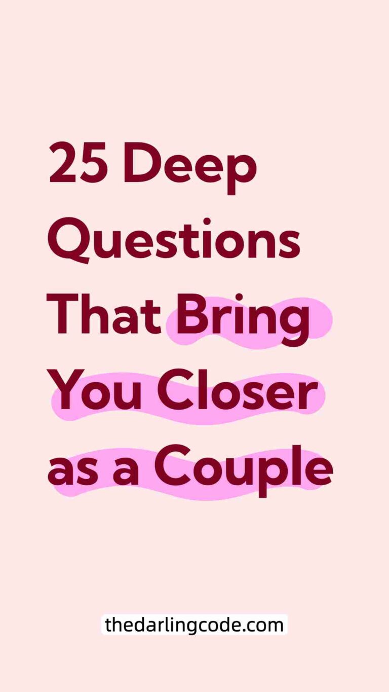 25 Deep Questions That Bring You Closer as a Couple